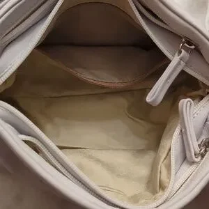 Peruzzi | Bags | Vintage Peruzzi White Supple Leather Rectangle ...